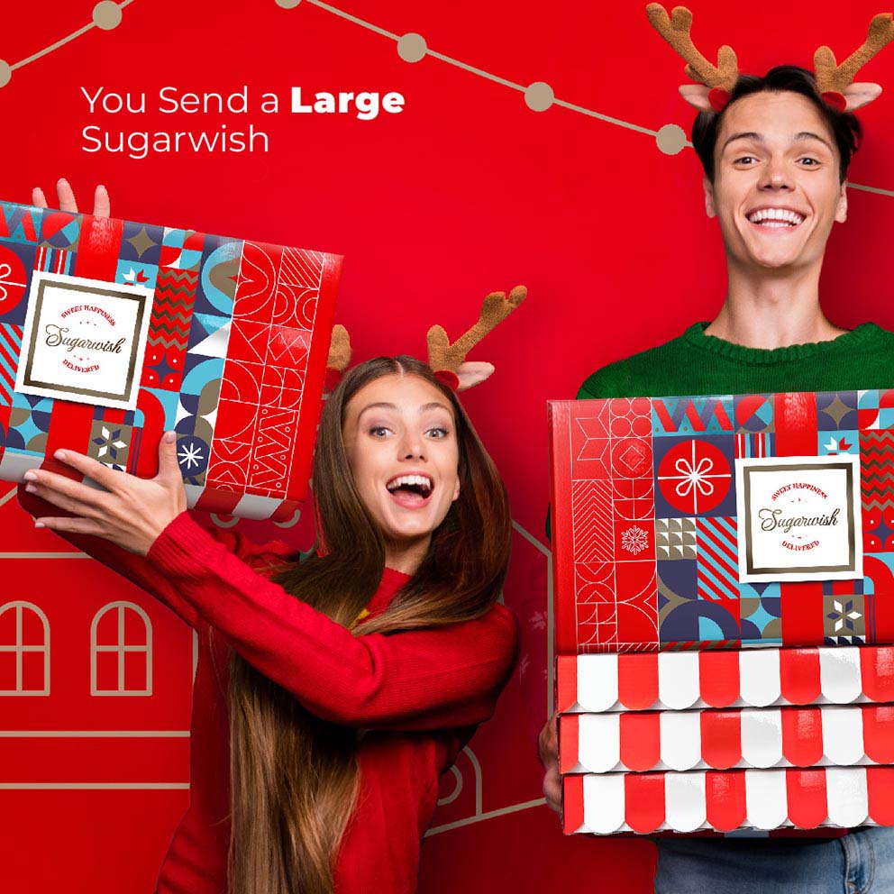 Sugarwish Holiday Treats Sugarwish gift sizes
