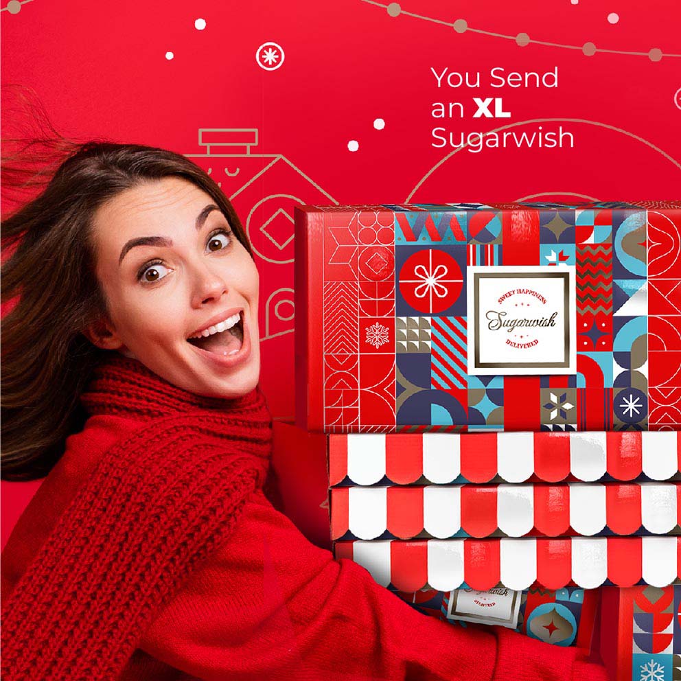 Sugarwish Holiday Treats Sugarwish gift sizes